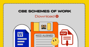 Schemes of Work 2026 – Free Editable CBC/CBE PDFs.