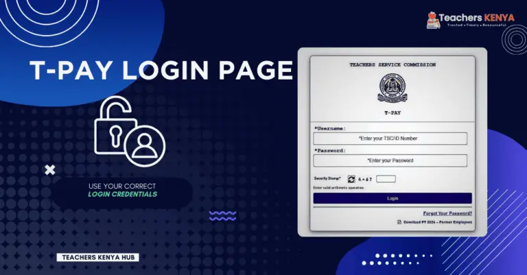 TSC Online Services 2026: Login,TPAY Payslips & Wealth
